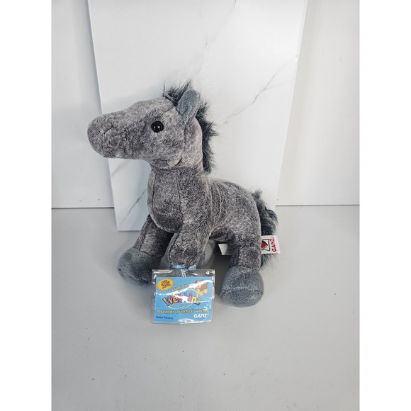 GANZ | Toys | Ganz Webkinz Grey Arabian Horse Plush Stuffed Animal With ...